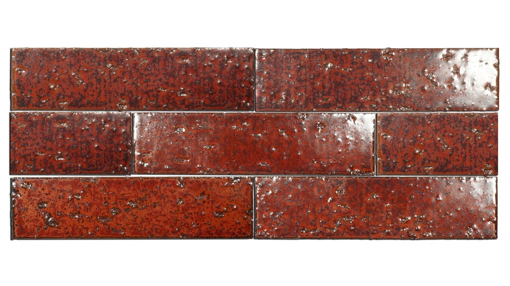 227mm x 60mm rectangular textured glazed field tile | Zen+Clay